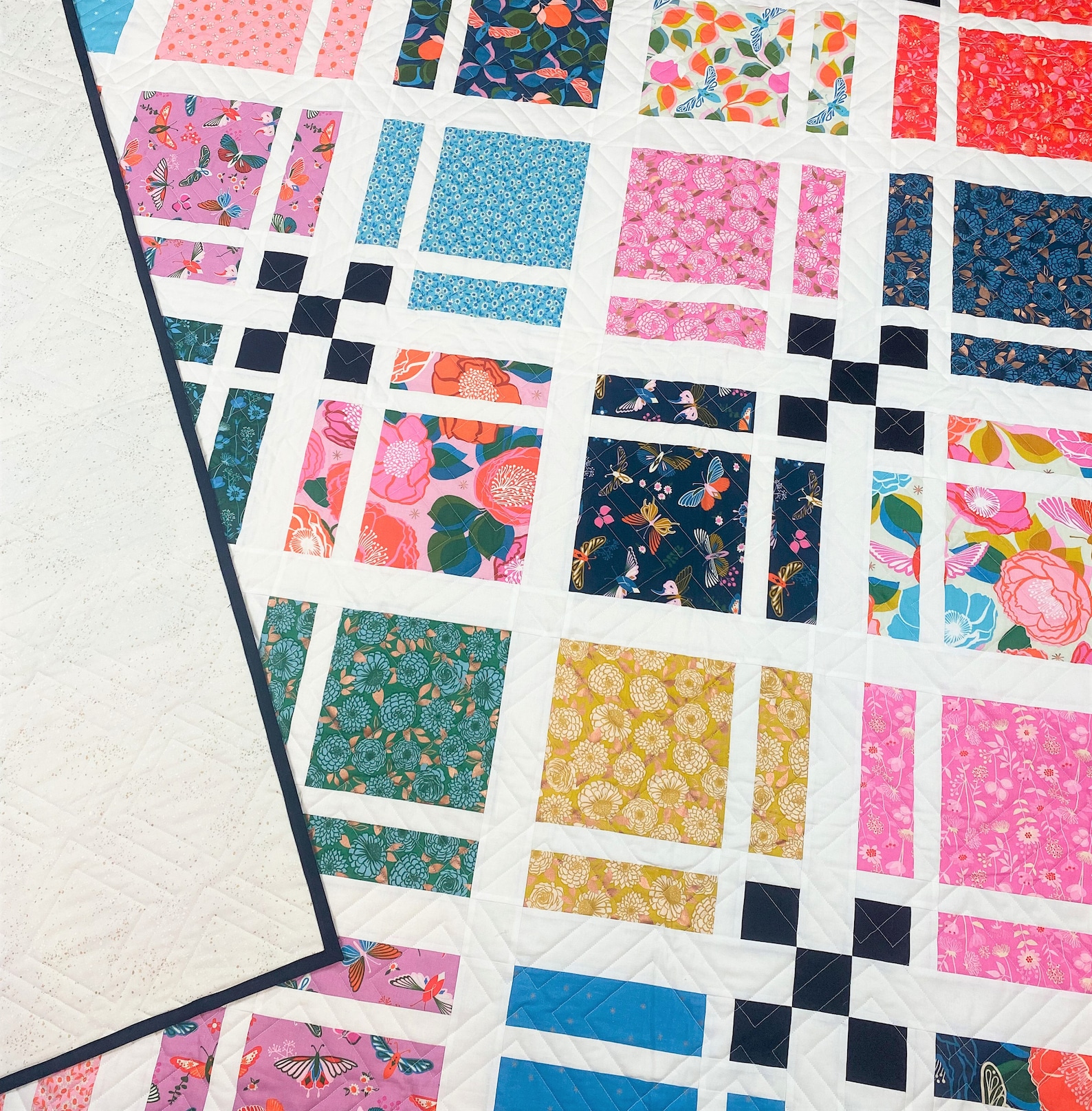 Stay Square PDF Digital Quilt Pattern by Pieced Just Sew, Layer Cake or ...