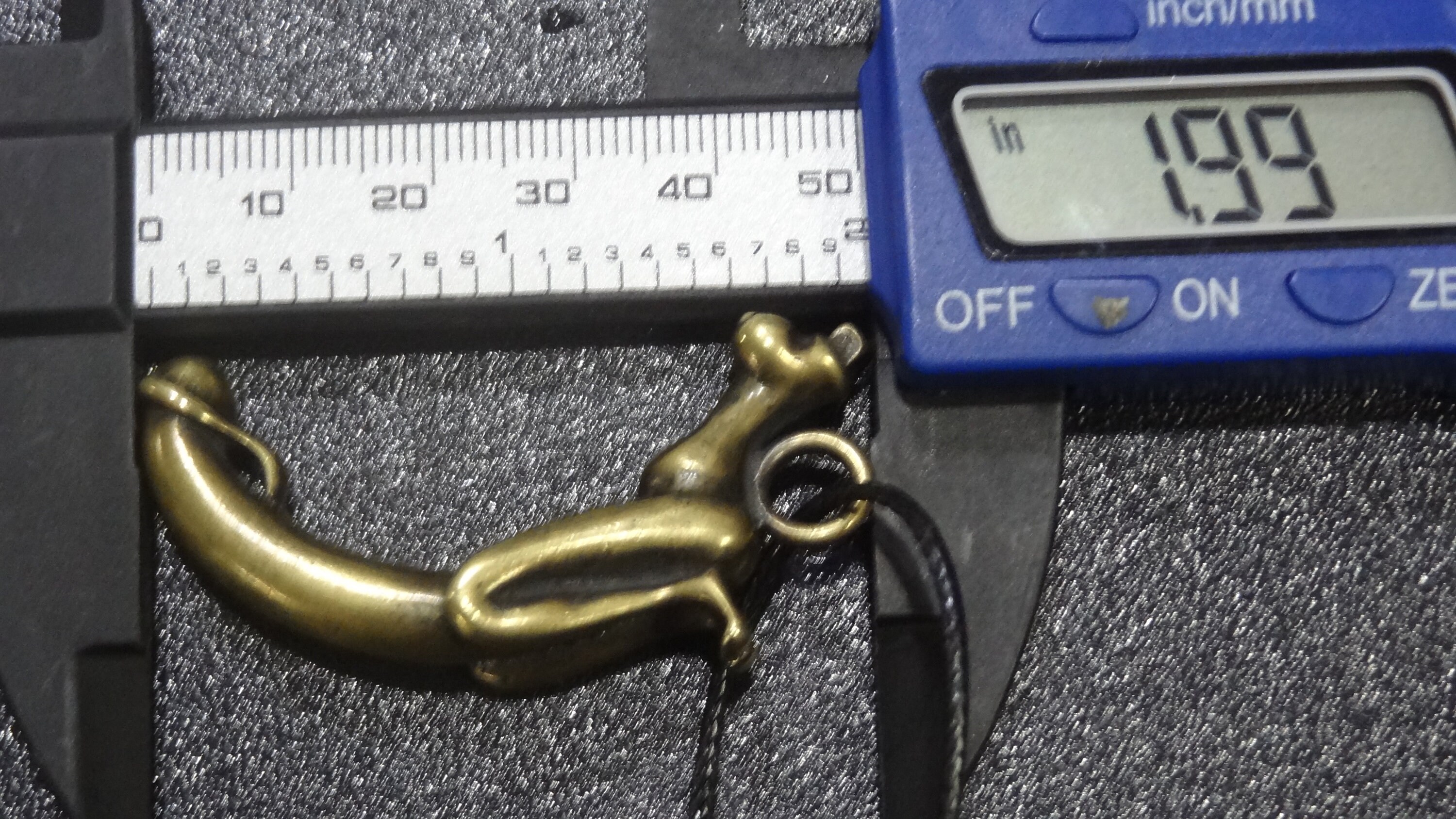 1904-25 Brass Phallus Pendant Surfer / Biker Modern Art | Etsy