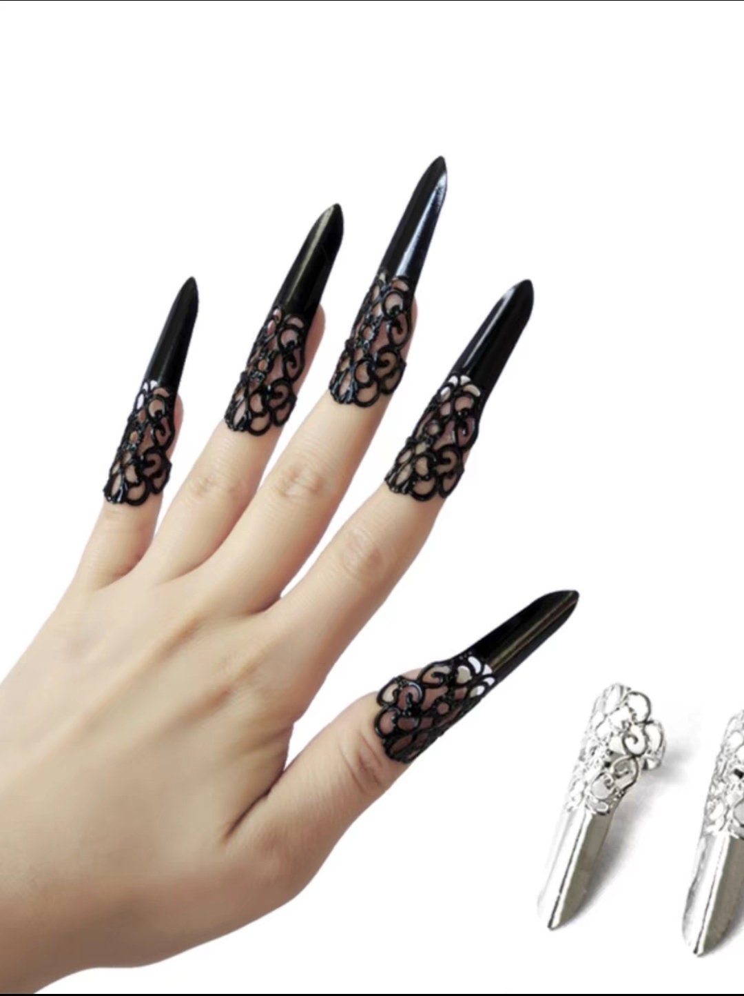 NAIL CLAW- (5cm) - Set of 10 Stainless Steel Gold, Silver or Black ...