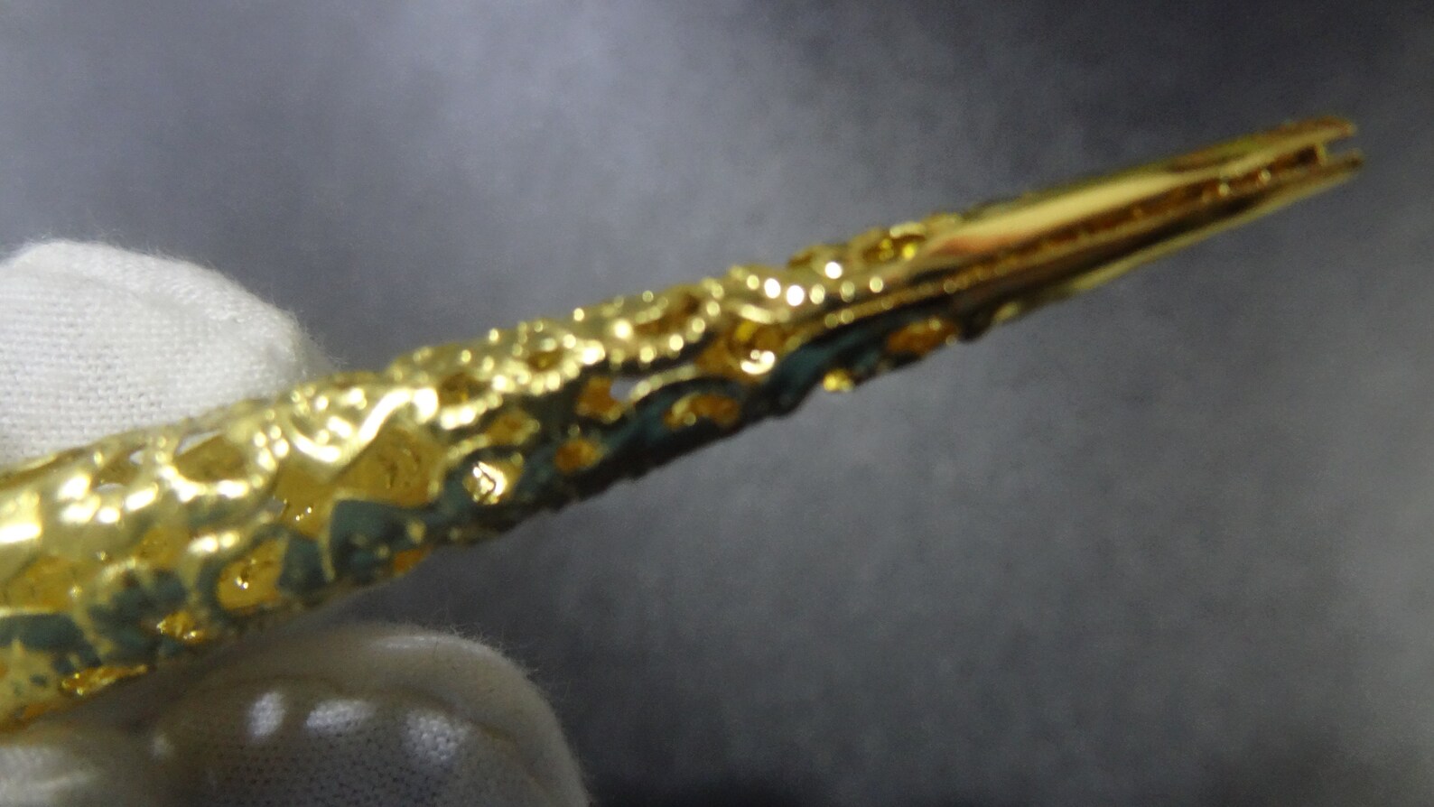 CLAW-GOLD12CM Set of 5 or 10 Steel Gold Filigree - Etsy