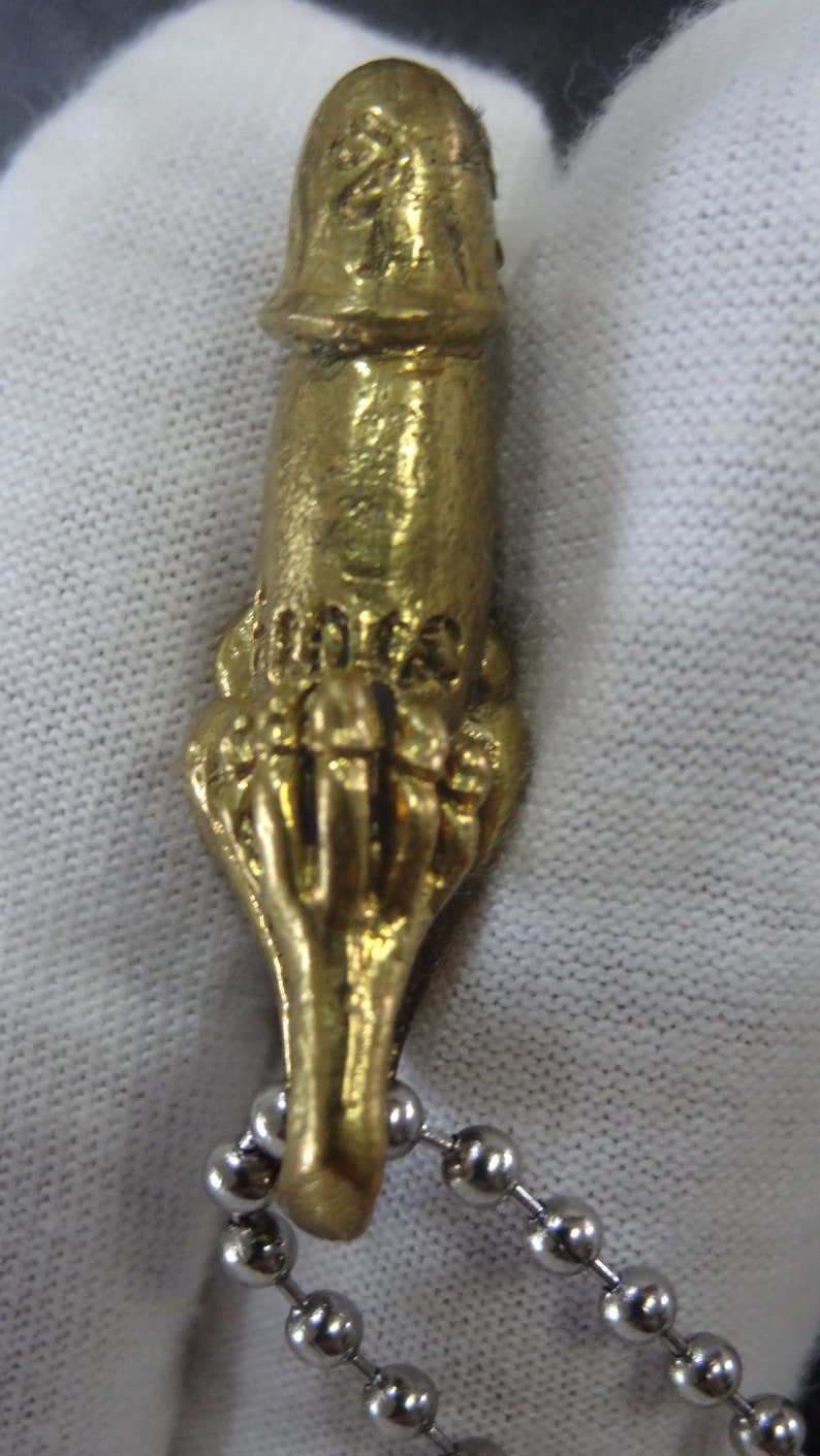 1905-47 Brass Thai Amulet Pendant Palad Khik Phallic | Etsy
