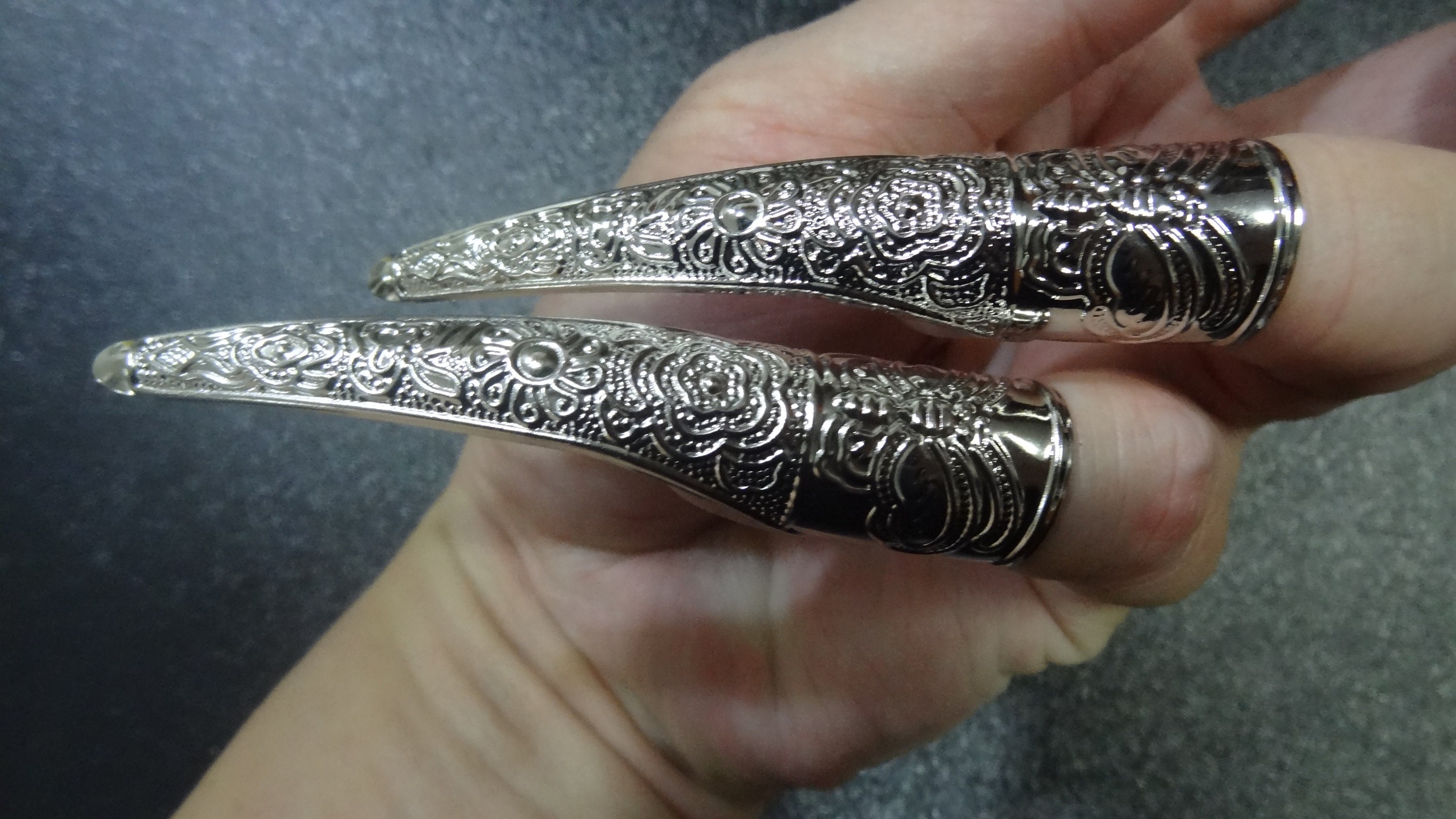 Silver-colored Claws 7.8cm Set of 2 5 or 10 Witch Claws - Etsy