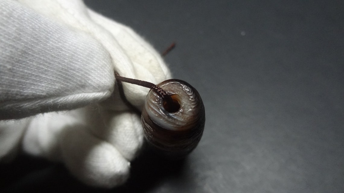 1803-190 Authentic Tibetan Dzi Bead Huge Natural Stripe / - Etsy