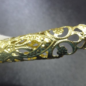CLAW-GOLD(12CM) - Set of 5 or 10 Steel Gold Filigree Adjustable Claws ...