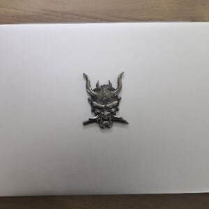 2106-001 - Metallic Hannya Mask Car Decal - Prajna Demon Noh Mask ...