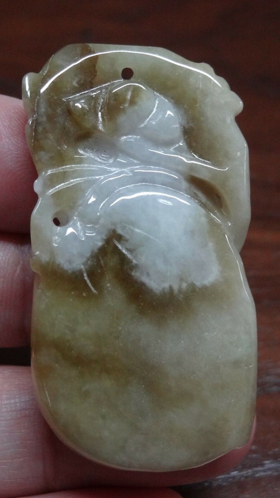 2005-87 - Chinese Zodiac Jadeite Pendant - Monkey - Gem