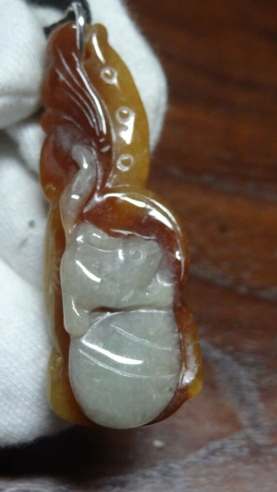 2005-113 - Translucent Brown Jadeite - Mongoose and R… - Gem