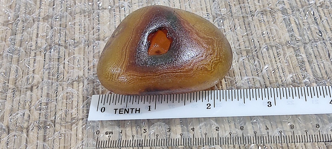 2306-005 - Yangtze River Unpolished Yuhua Rain Flower Pebble Agate ...