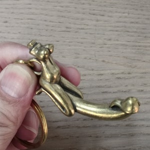 2301-2201 - Brass Phallus Keychain - Surfer / Biker - Modern Art ...