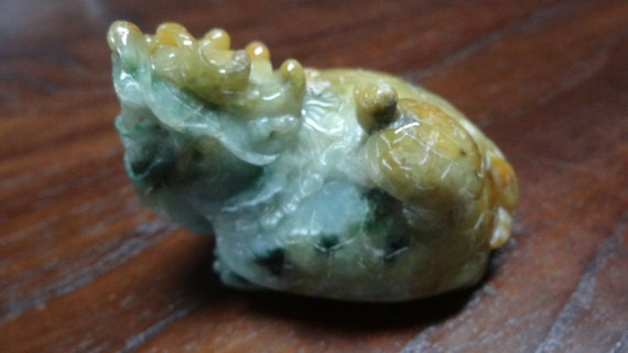 2005-114 - Jadeite Carving - Dragon Turtle With Baby … - Gem