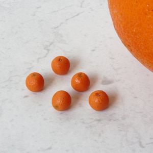 5x Cute Miniature Navel Oranges - Scale 1:12 - Etsy