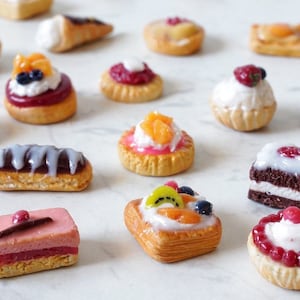 Assorted Mixed Miniature Pastries - Scale 1:12 - Etsy