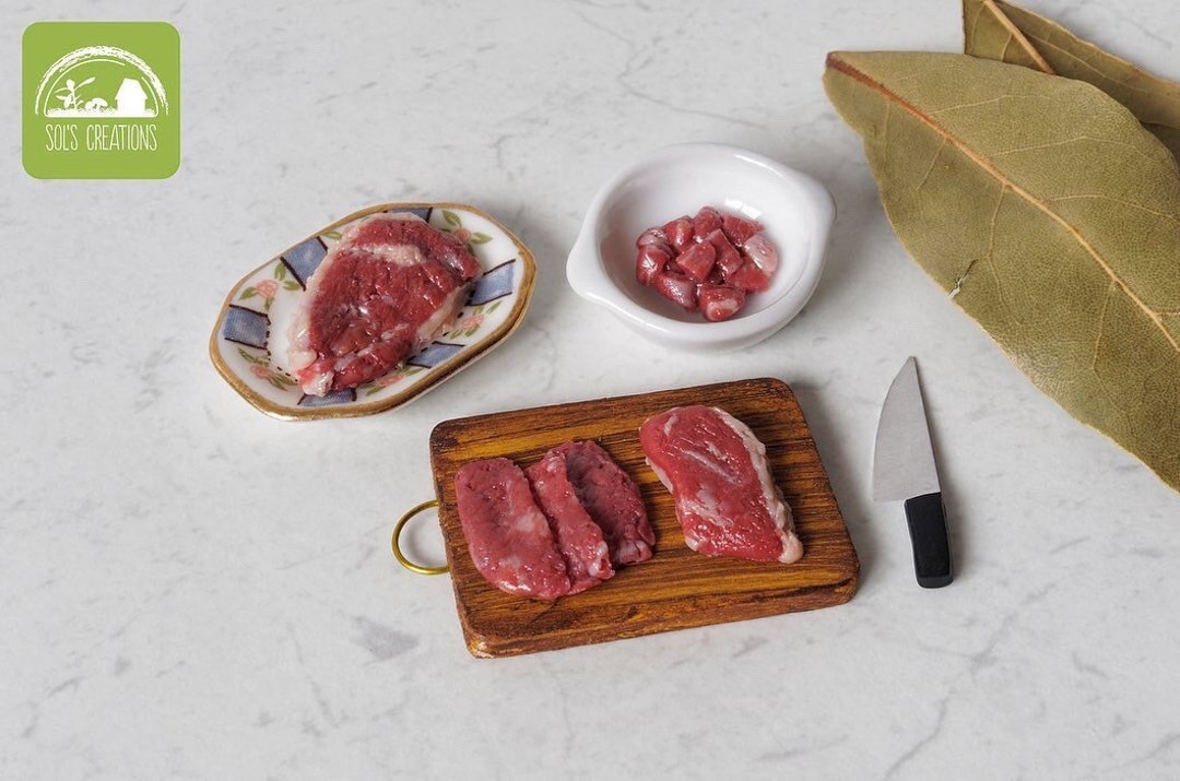 Realistic Miniature Beef Cuts - Scale 1:12 - Etsy