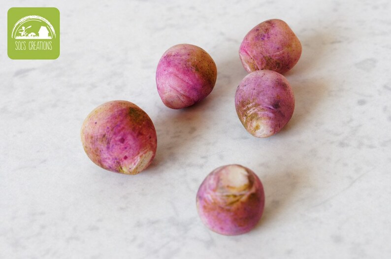 5x Miniature Dollhouse Turnips Scale 1:12 - Etsy