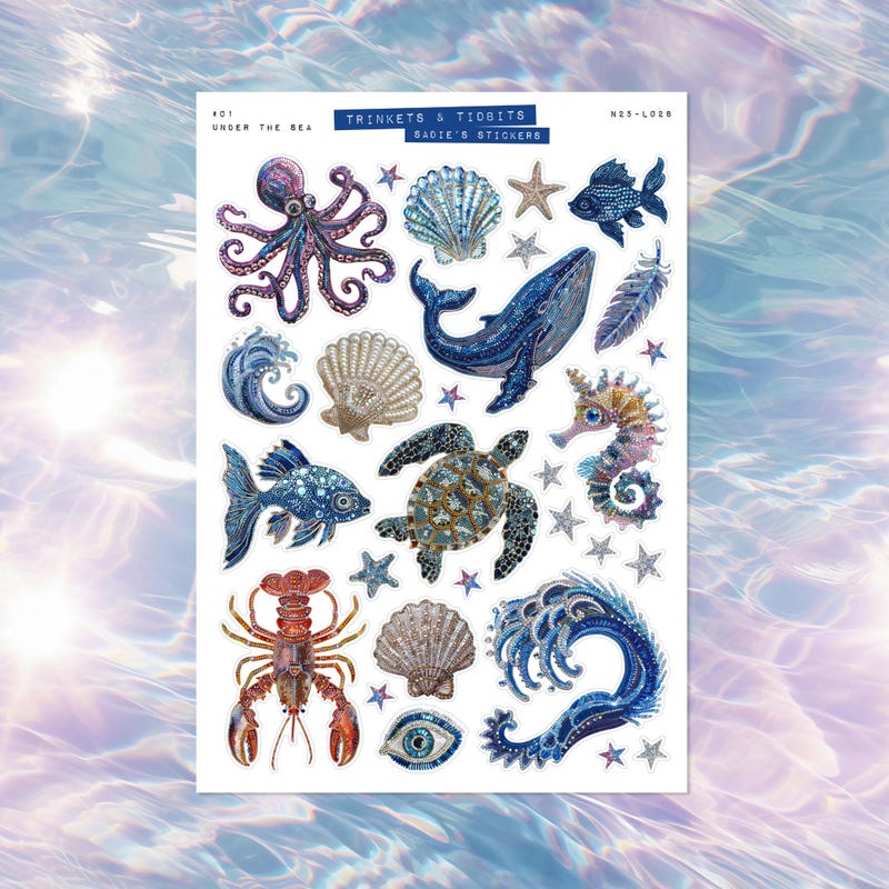 Ocean Stickers - Etsy