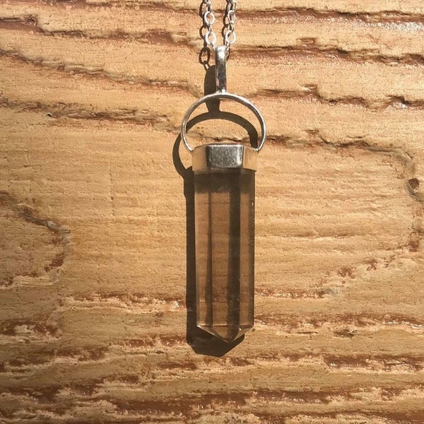Smoky Quartz Pendant - Etsy