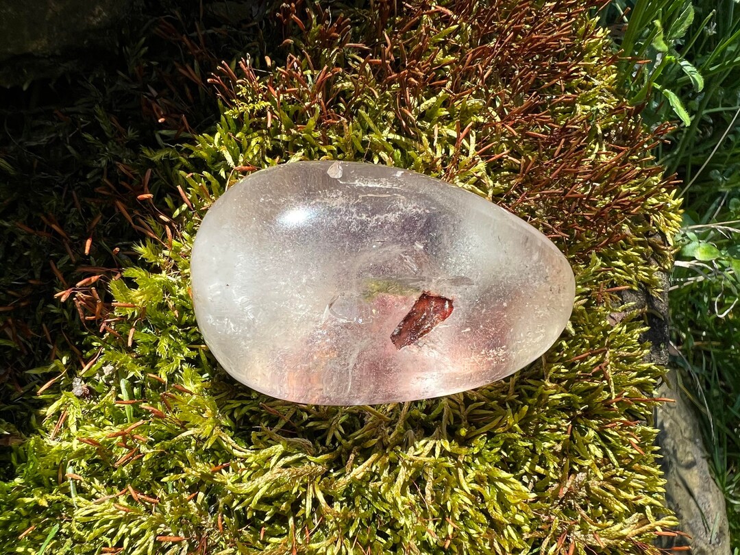 Chlorite Quartz Dome ~ Brazil ~ Garden Quartz Lodolite ~ High Quality ...