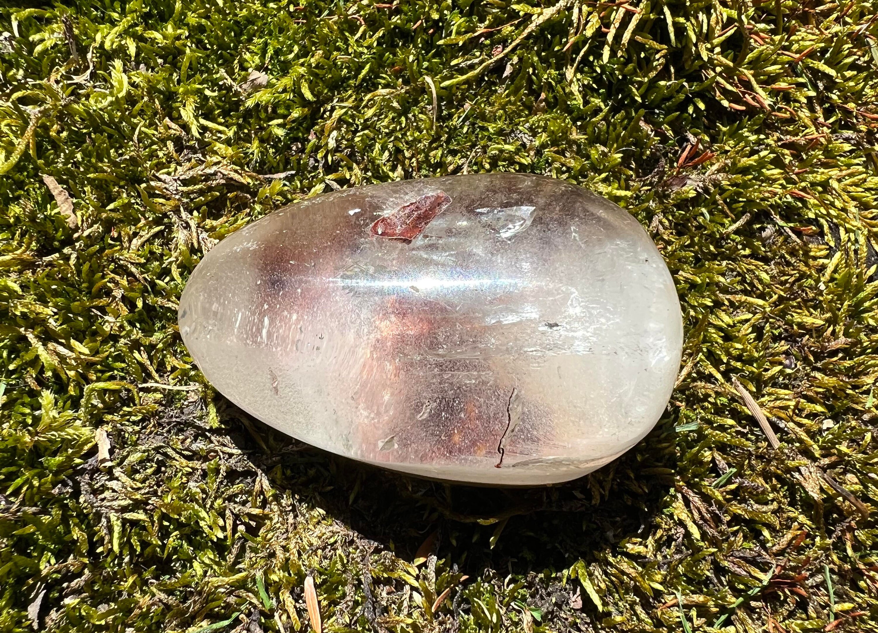 Chlorite Quartz Dome ~ Brazil ~ Garden Quartz Lodolite ~ High Quality ...