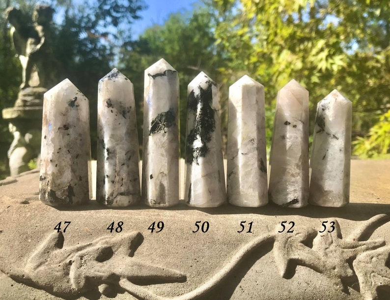 Rainbow Moonstone Tower Generator Point - Etsy