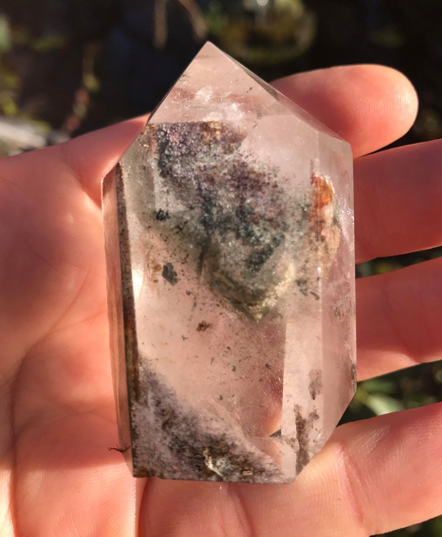 Garden Quartz Lodolite Generator Tower Point Chlorite Quartz | Etsy