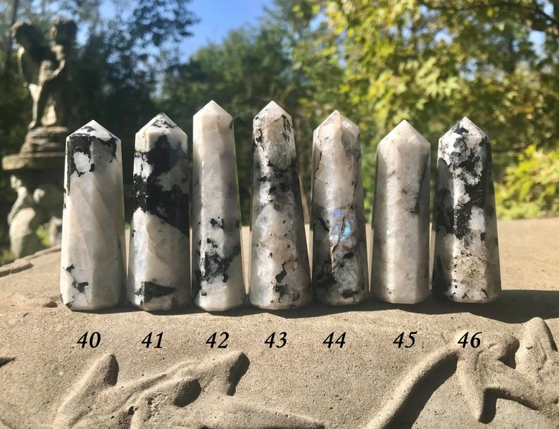 Rainbow Moonstone Tower Generator Point - Etsy