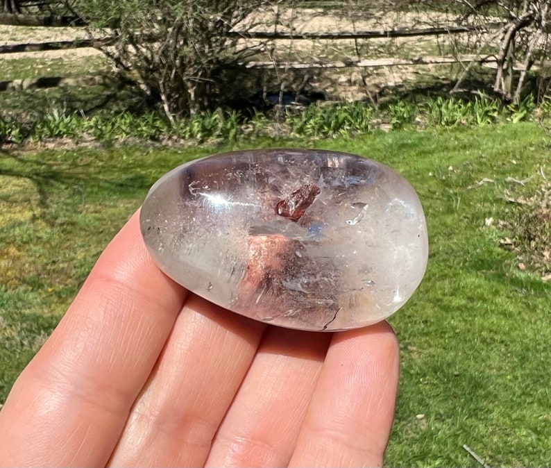 Chlorite Quartz Dome ~ Brazil ~ Garden Quartz Lodolite ~ High Quality ...