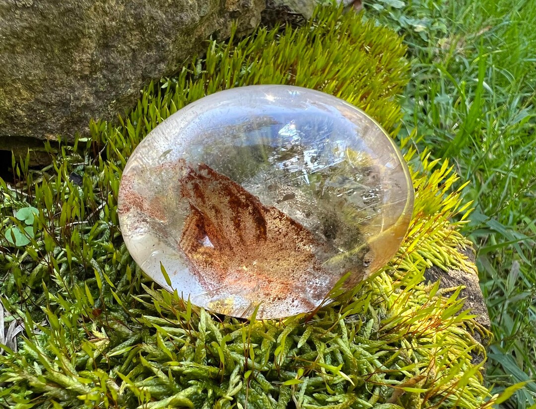Hematoid Quartz Dome ~ Brazil ~ Included Quartz Garden Quartz Lodolite ...