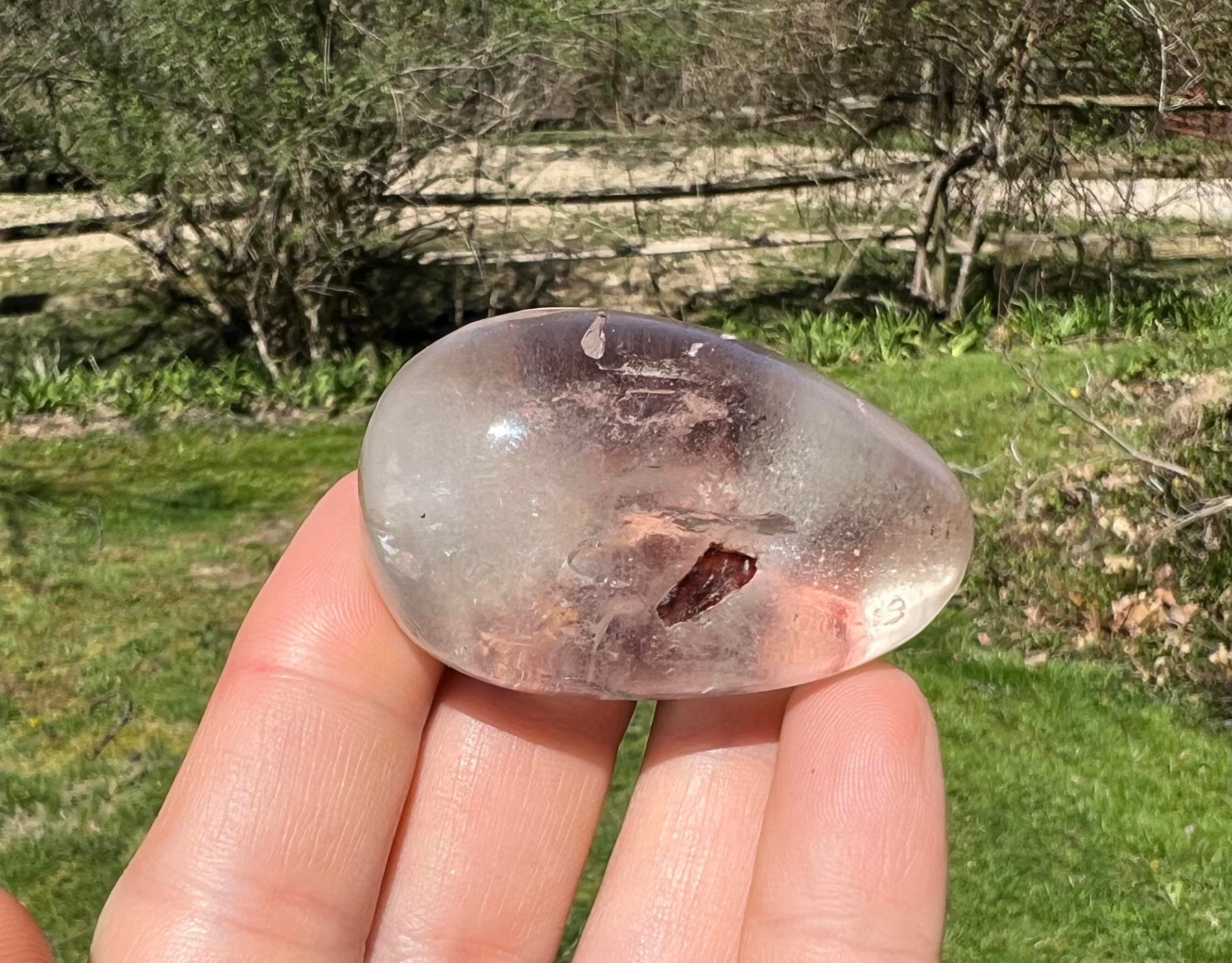 Chlorite Quartz Dome ~ Brazil ~ Garden Quartz Lodolite ~ High Quality ...