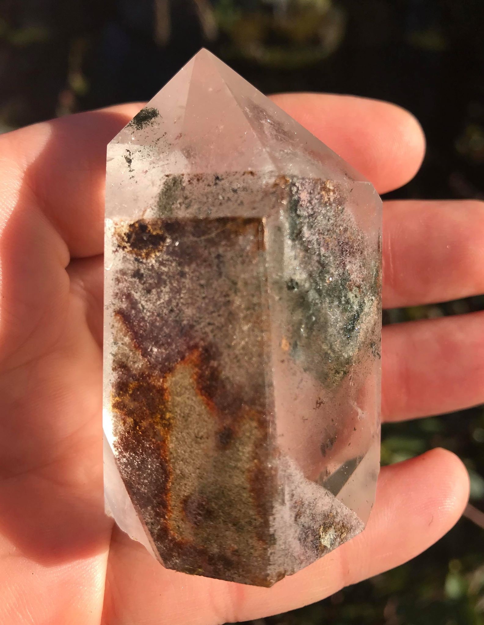 Garden Quartz Lodolite Generator Tower Point Chlorite Quartz | Etsy