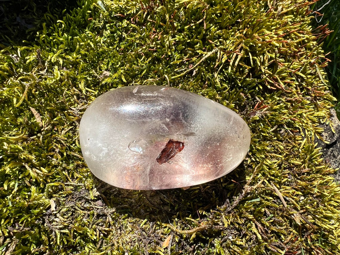 Chlorite Quartz Dome ~ Brazil ~ Garden Quartz Lodolite ~ High Quality ...