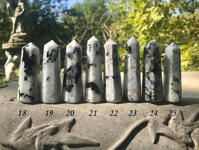 Rainbow Moonstone Tower Generator Point - Etsy