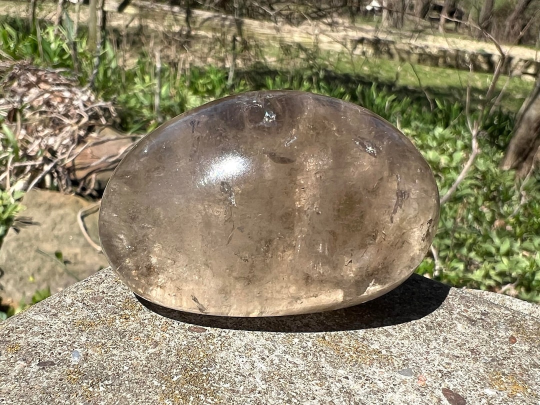 Chlorite Smoky Quartz Dome ~ Brazil ~ Garden Quartz Lodolite ~ High ...