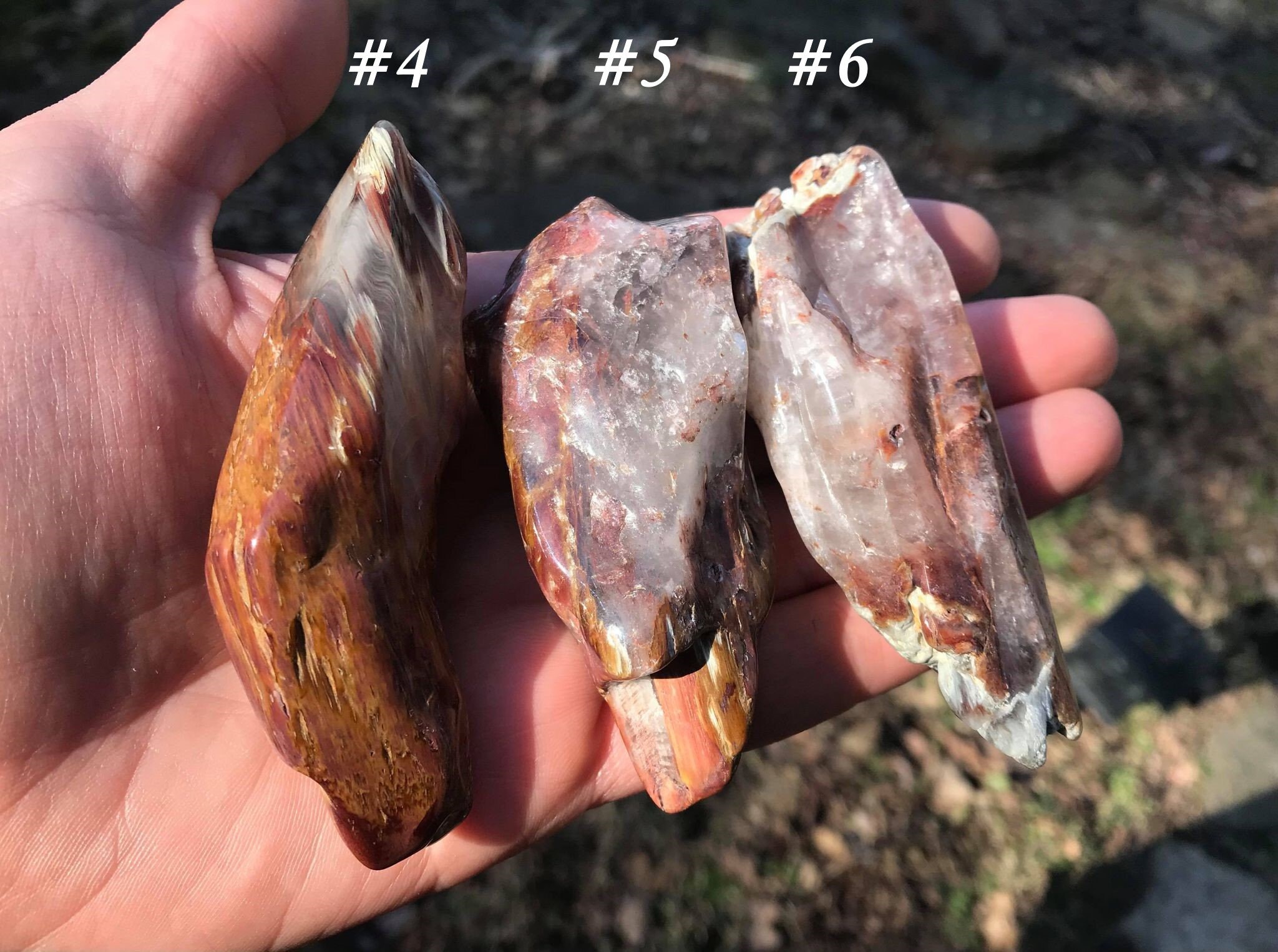 Large Amphibole Quartz ~ Angel Phantom Quartz ~ Tumbled Stones - Etsy
