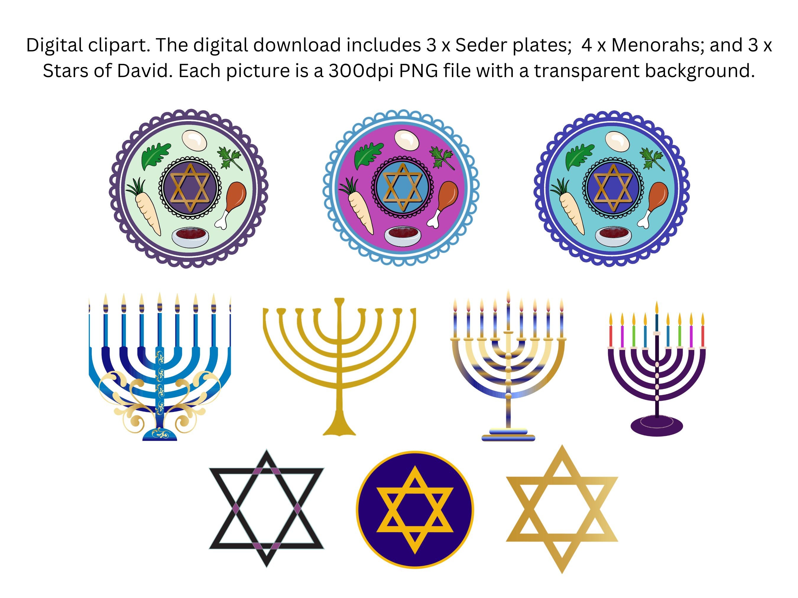 Buy Star of David, Seder Plates, Hanukkah Menorahs, Jewish Symbols ...