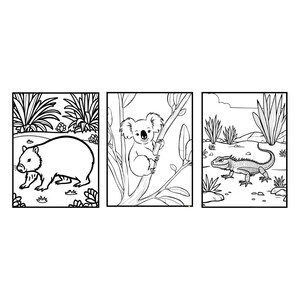 Digital Download | Coloring Pages for Toddlers | Australian Wildlife ...