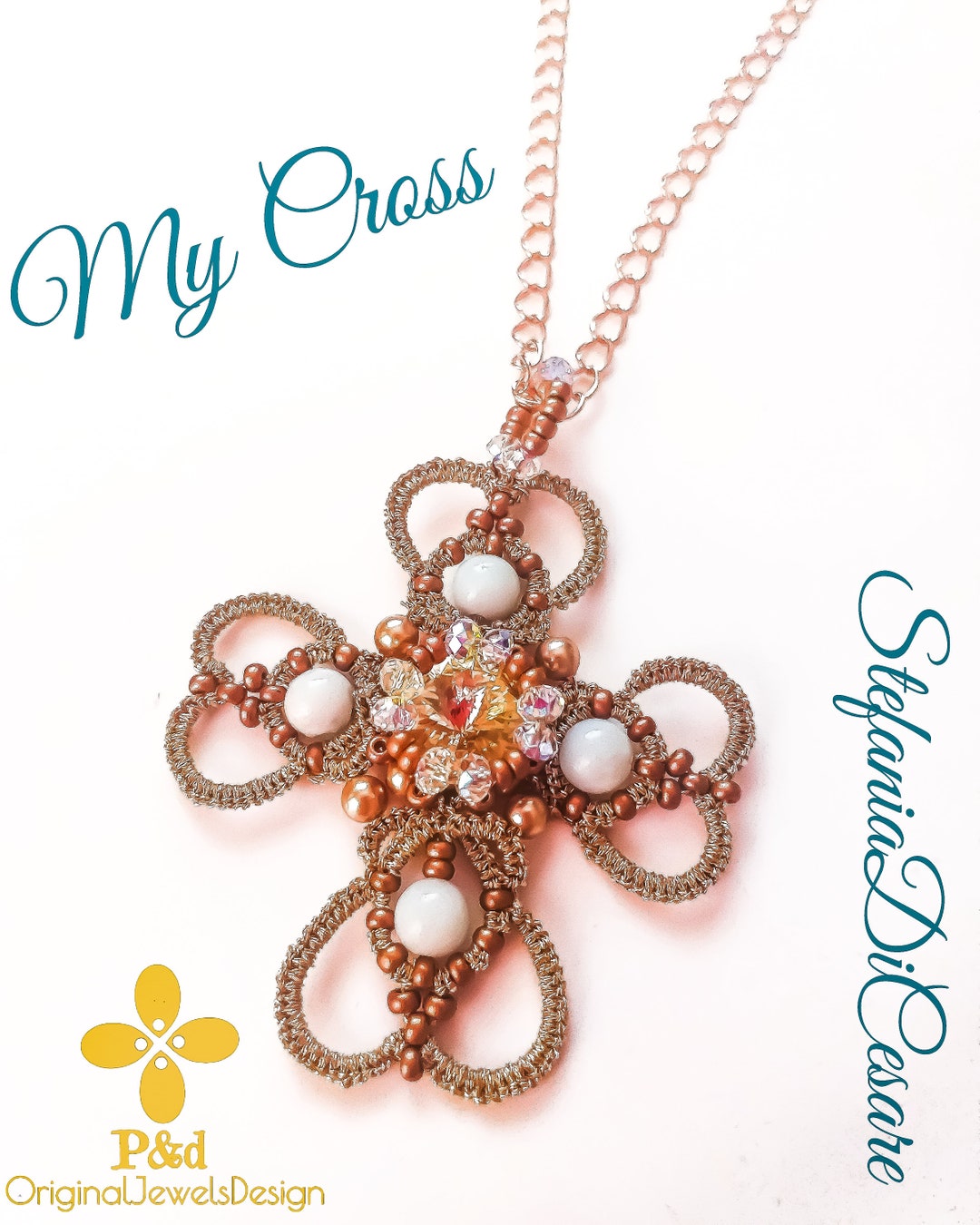 My Cross - Needle Tatting Pdf Tutorial (44 Pages) - Etsy
