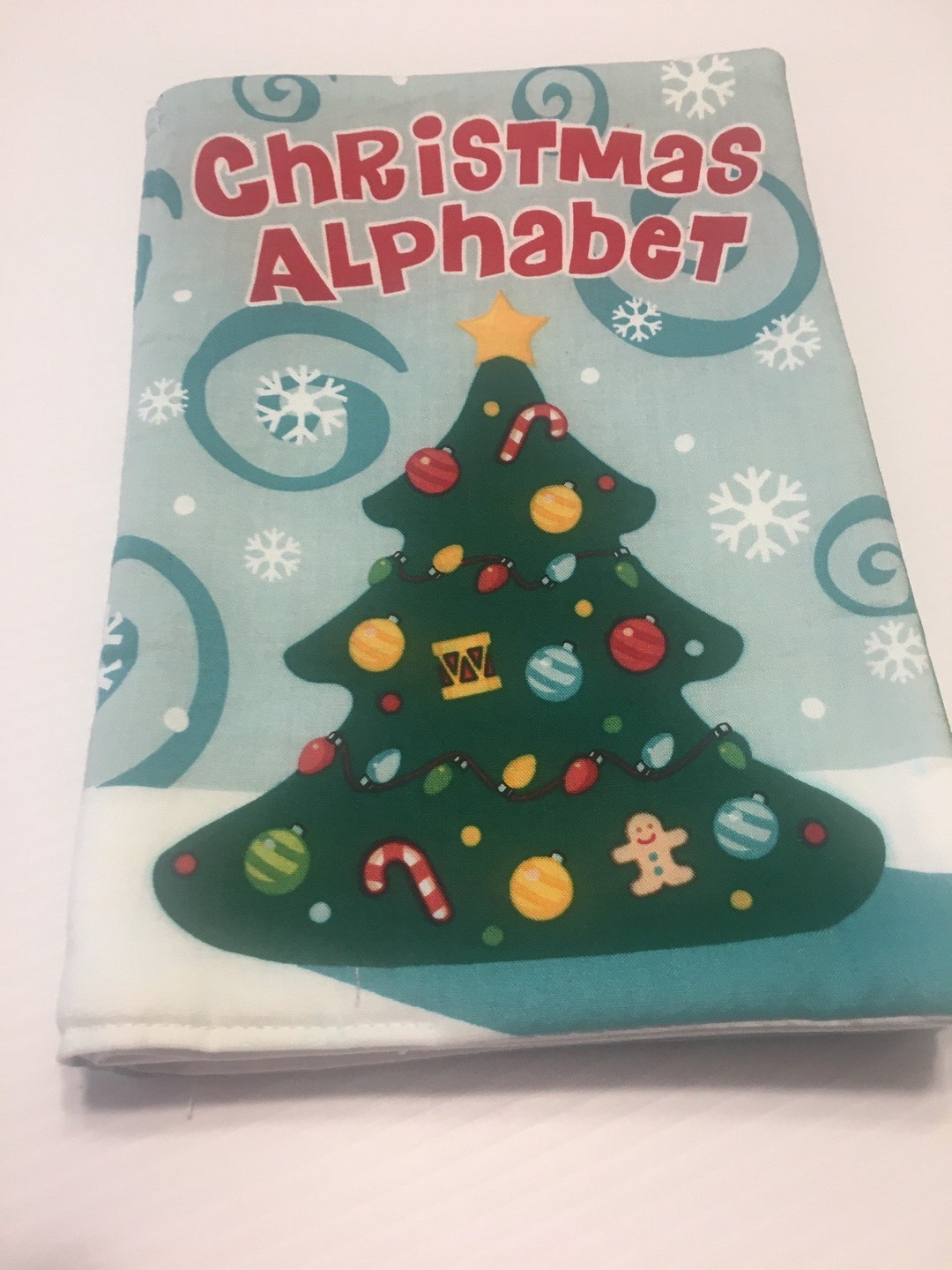 Child's Fabric Book Christmas Alphabet - Etsy