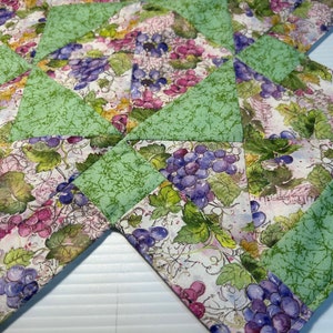 Lightly Quilted Centerpiece Grape Clusters - Etsy