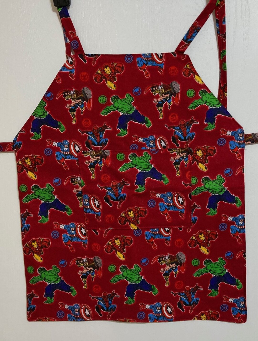 Child Lined Apron Marvel Comics Print - Etsy