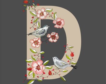 Decoupage letters | Etsy