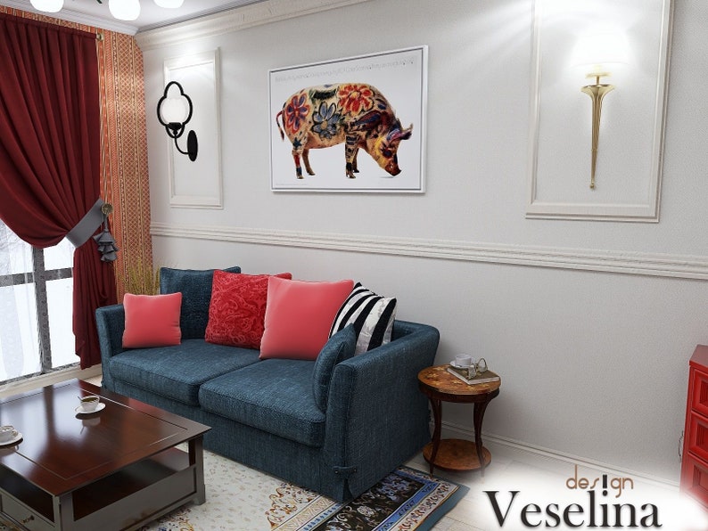 Interior Design for Your Room Style Like Monica's Apartment, Size : Max ...