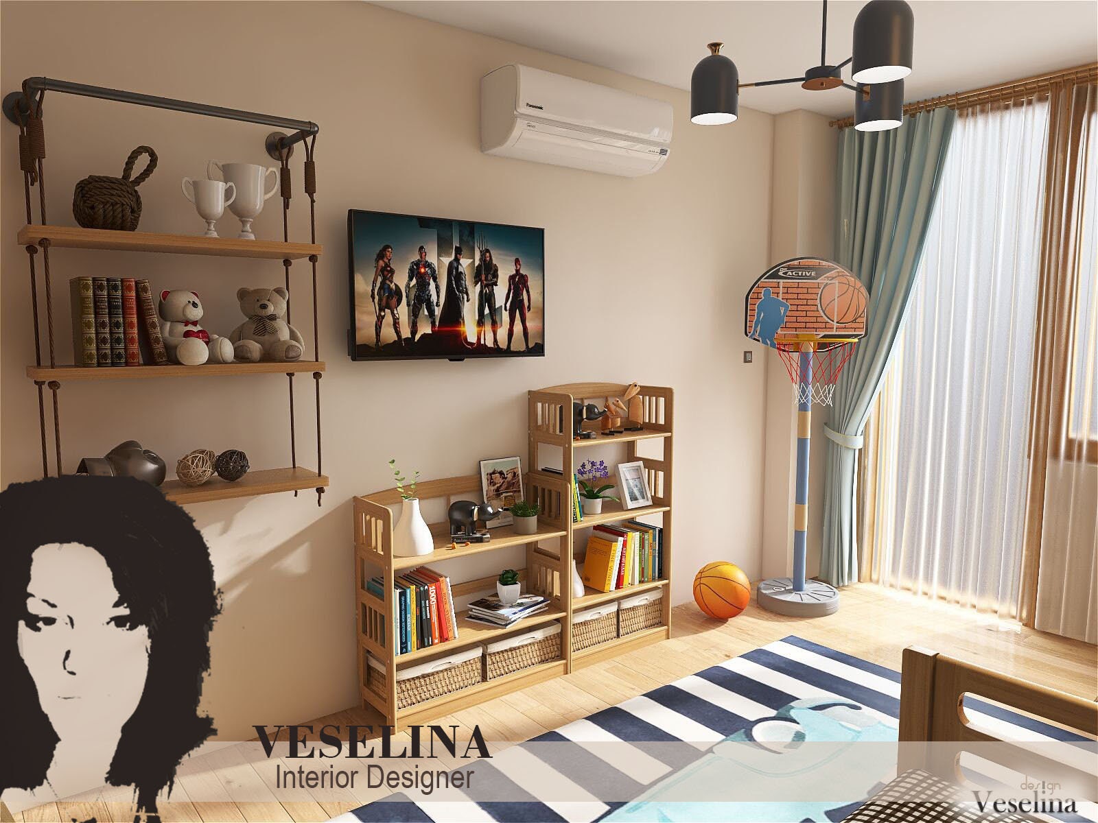 Custom Nursery Interior Design, 3D Room Rendering - Etsy