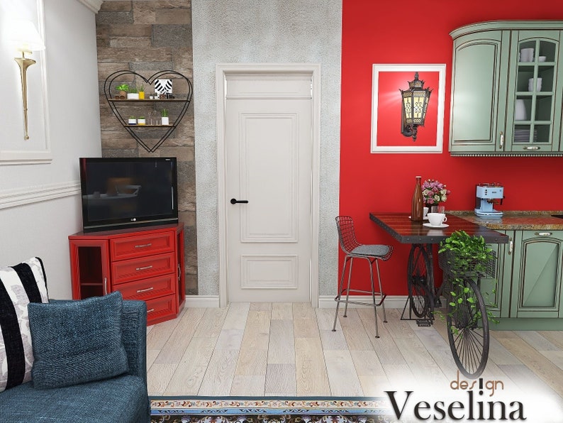 Interior Design for Your Room Style Like Monica's Apartment, Size : Max ...