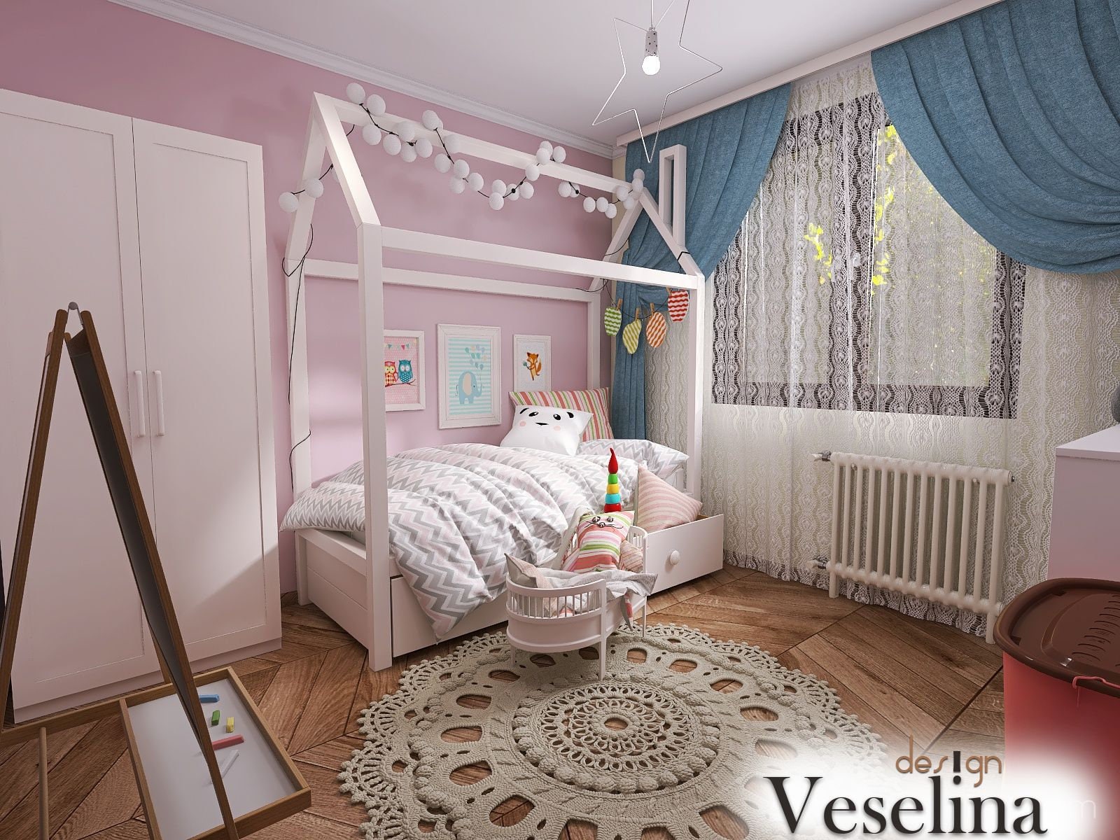 Nursery 3d Project, Interior Design of a Children's Room, Ideas for a ...