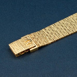 14K Yellow Gold Omega Watch With Brick Style Band - Etsy