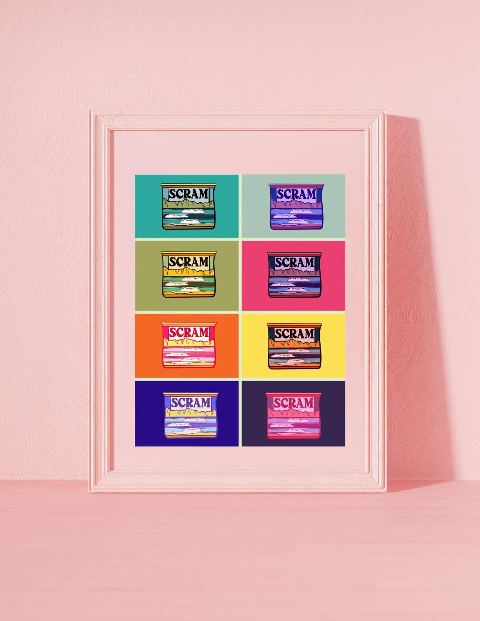 Warhol Style Hawaiian Spam Scram Digital Download, Wall Art, Dorm Art ...