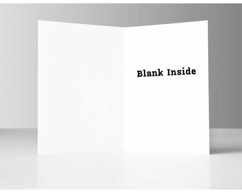 Funny Printable Xmas Card, Silly Xmas Card, Unique Holiday Greeting ...