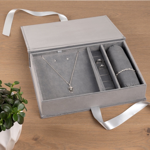 Velvet Jewelry Box - Etsy