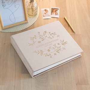 Personalized Wedding Guest Book | Photo Booth Book for 4x6 & 2x6 Photos ...