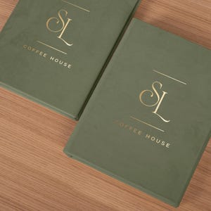Personalized Menu Book Covers | Custom Restaurant Menu Folders | Hard ...